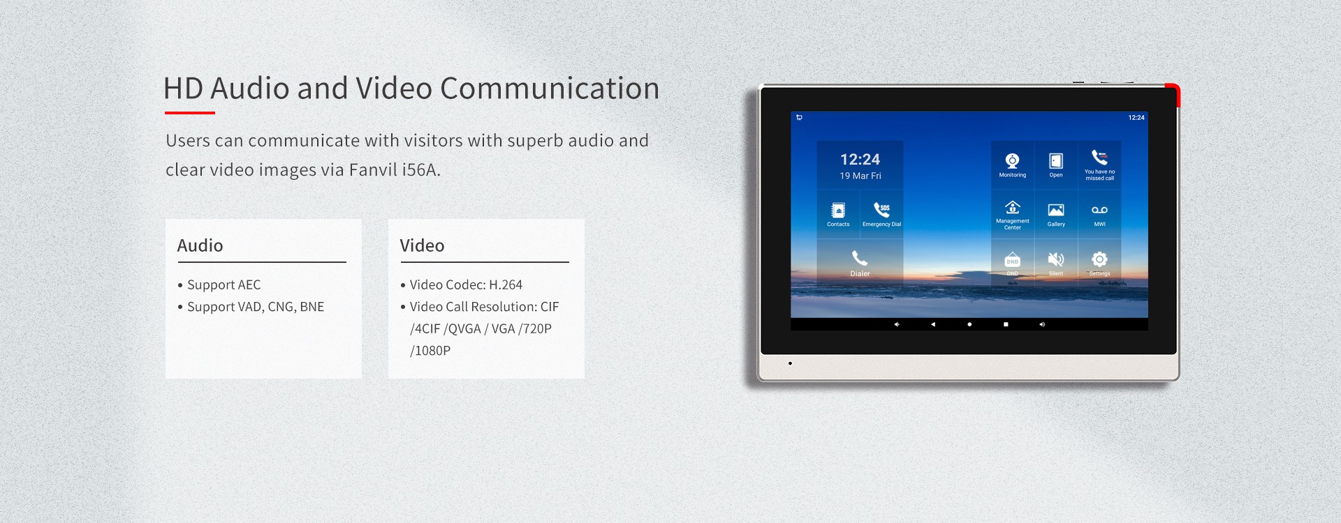 FANVIL I56A SIP INDOOR STATION PRICE IN BD | TECHLAND BD
